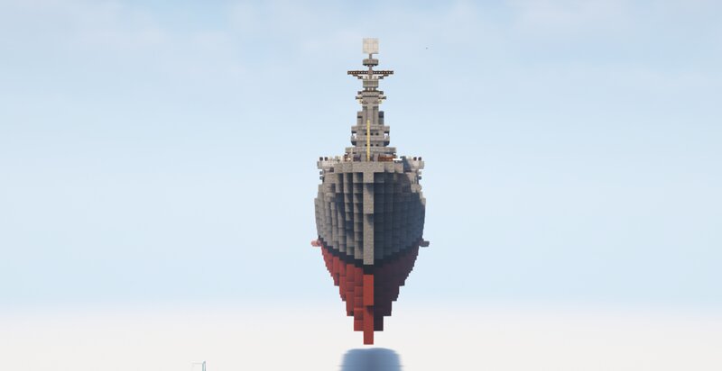 1:1 Scale Baltimore Class USS Boston / CA-69 Heavy Cruiser Minecraft Map