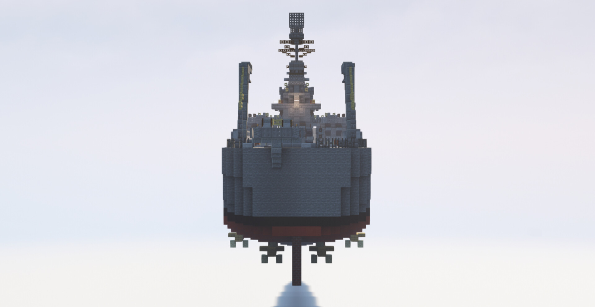 1:1 Scale Baltimore Class USS Boston / CA-69 Heavy Cruiser Minecraft Map