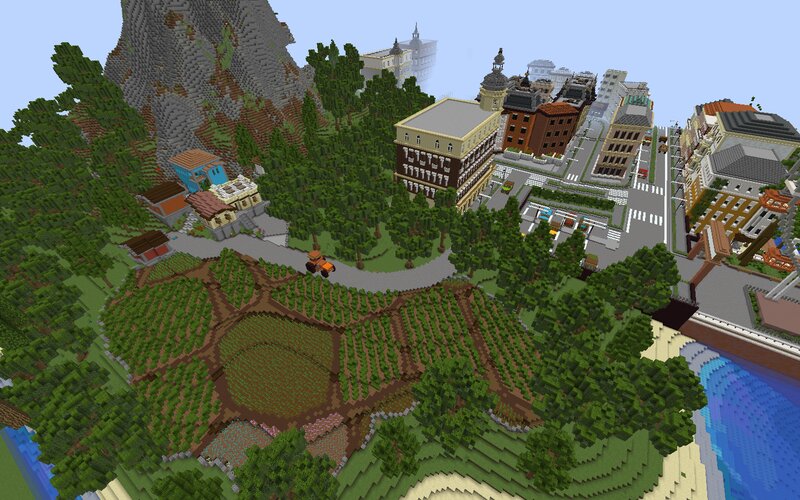 Monaco Themed Server Spawn Minecraft Map