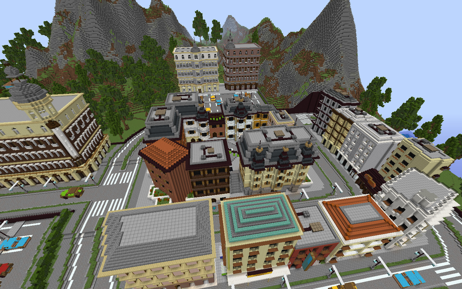 Monaco Themed Server Spawn Minecraft Map