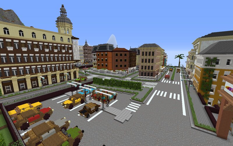 Monaco Themed Server Spawn Minecraft Map
