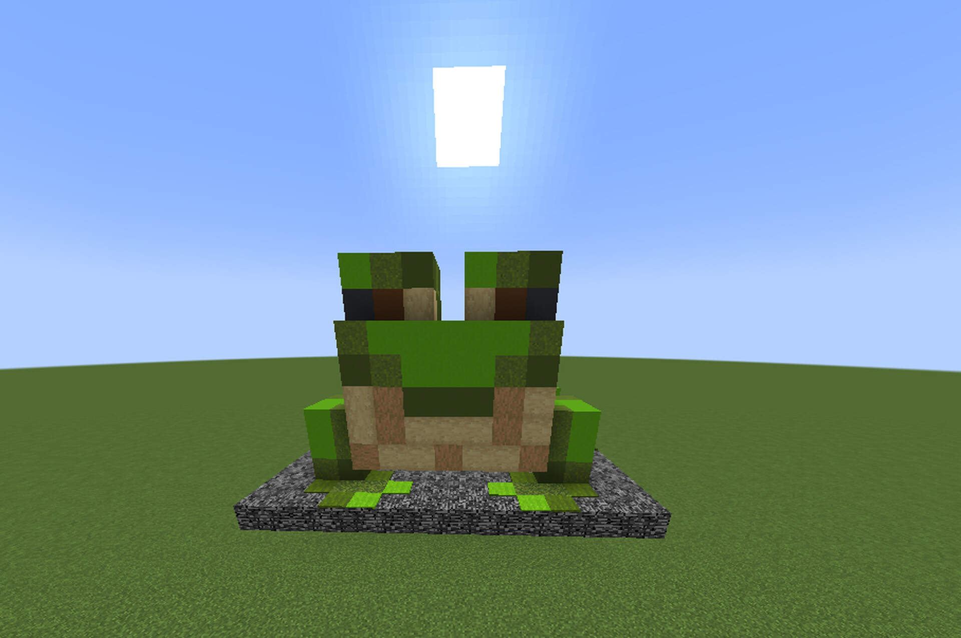 Green Frog 1:1 Minecraft Map