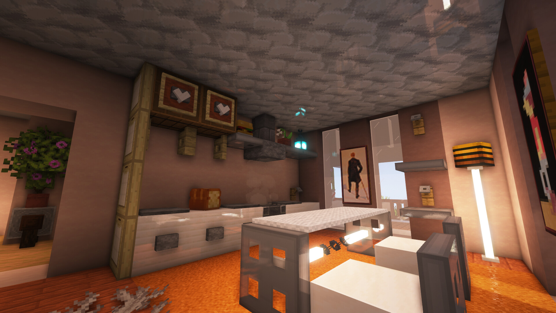 Large country cottage with interior [ Download ] Minecraft Map