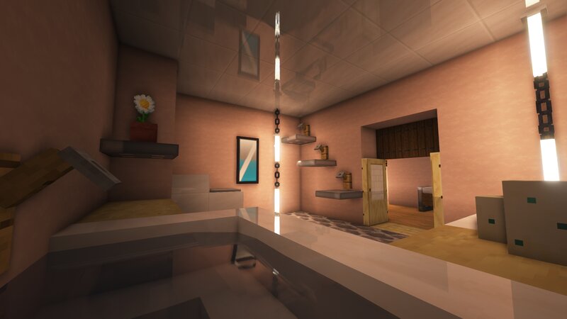 Large country cottage with interior [ Download ] Minecraft Map