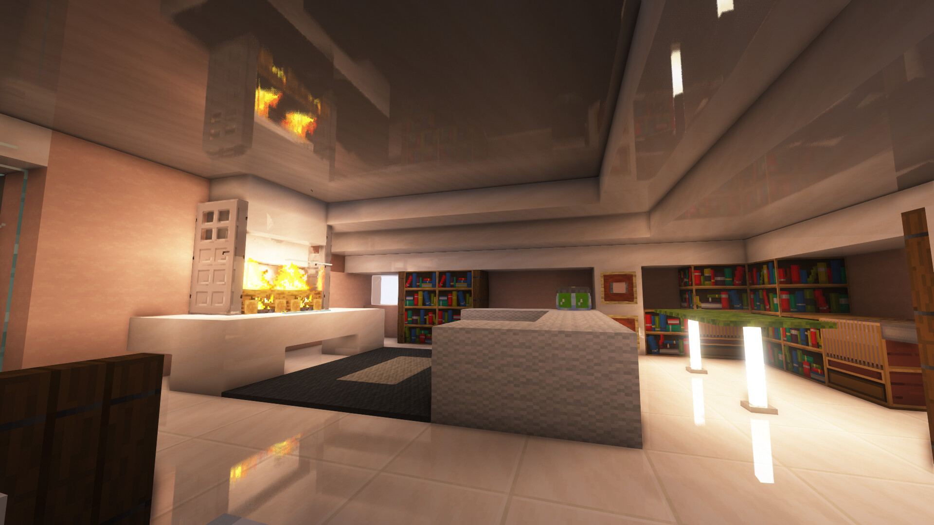 Large country cottage with interior [ Download ] Minecraft Map