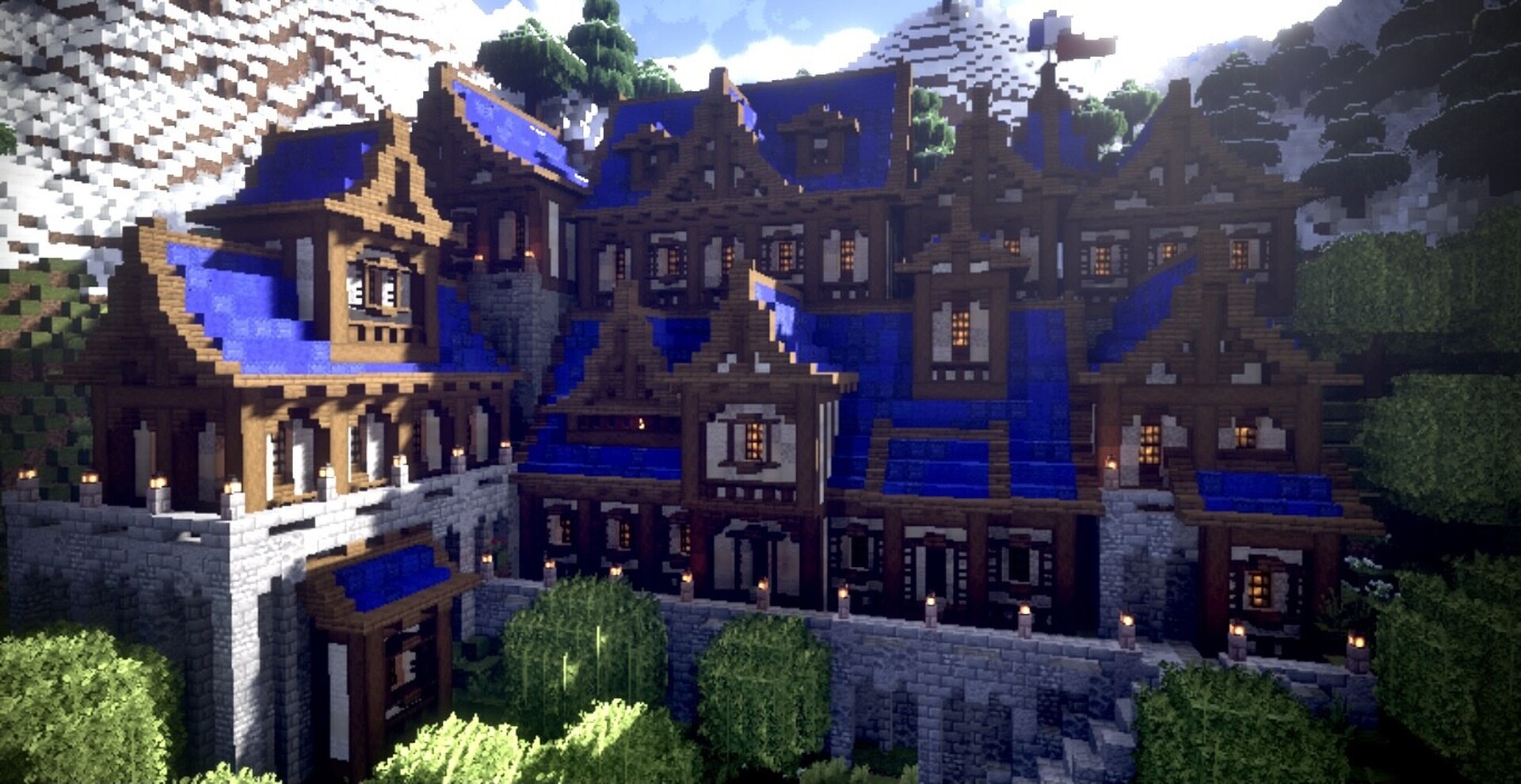A Minecraft Big Epic Medieval Survival House (DOWNLOAD) Minecraft Map
