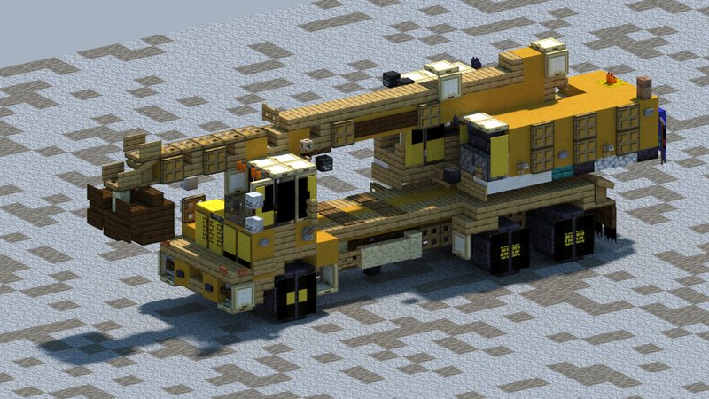 Gradall XL4100, wheeled excavator [With Download] Minecraft Map