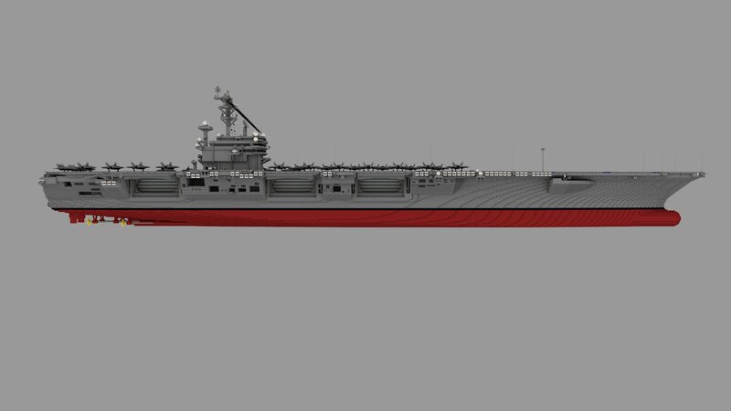 Nimitz Class Aircraft Carrier / 2:1 Scale Minecraft Map