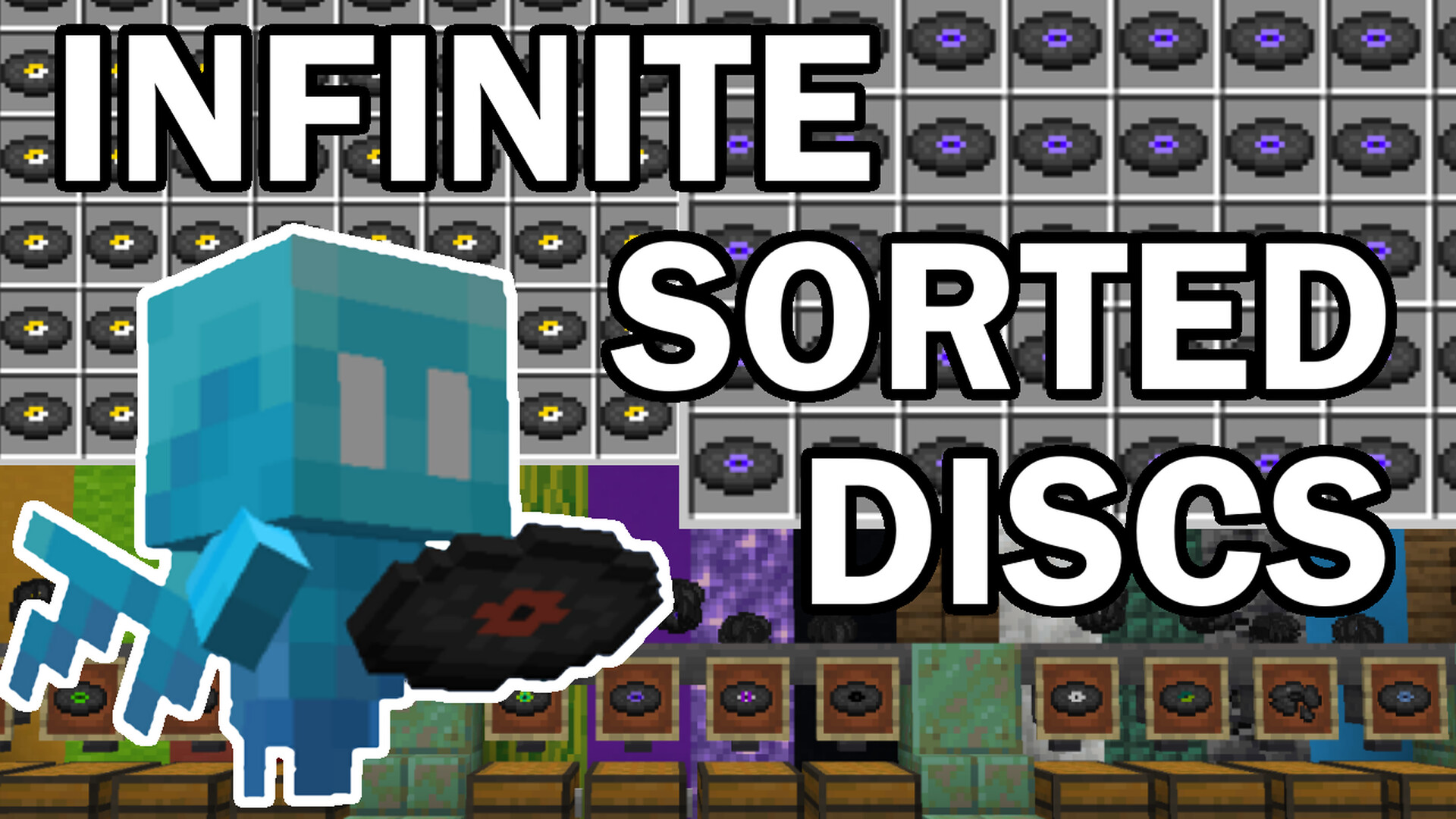 Automatic Music Disc Farm & Sorter - Using Allays Minecraft Map