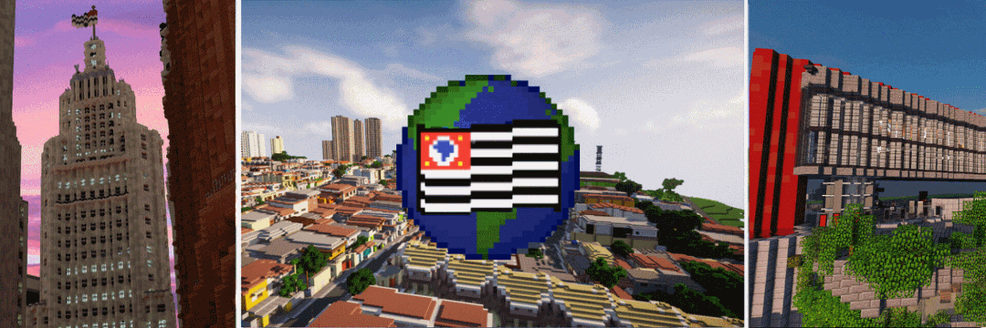 Build The Earth São Paulo Mapa Completo Minecraft Map