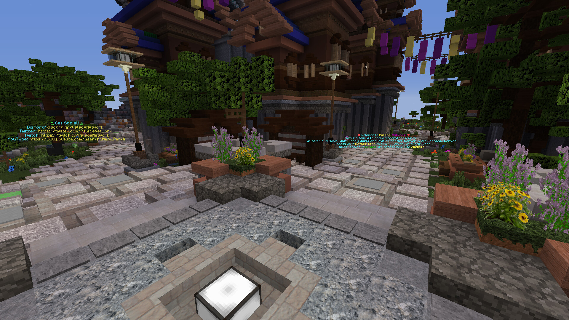 Palace Network MAIN Spawn Hub Minecraft Map