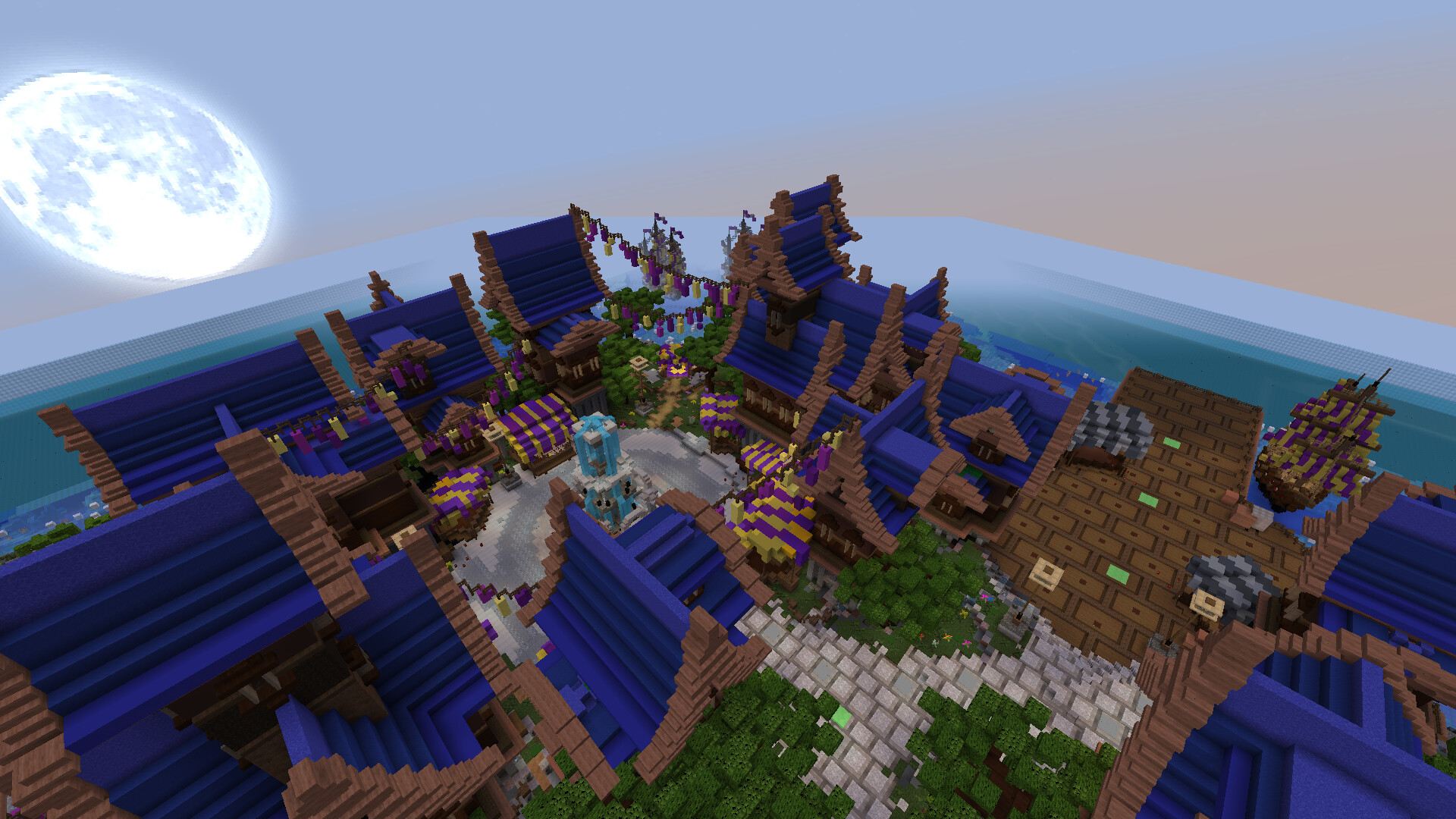 Palace Network MAIN Spawn Hub Minecraft Map