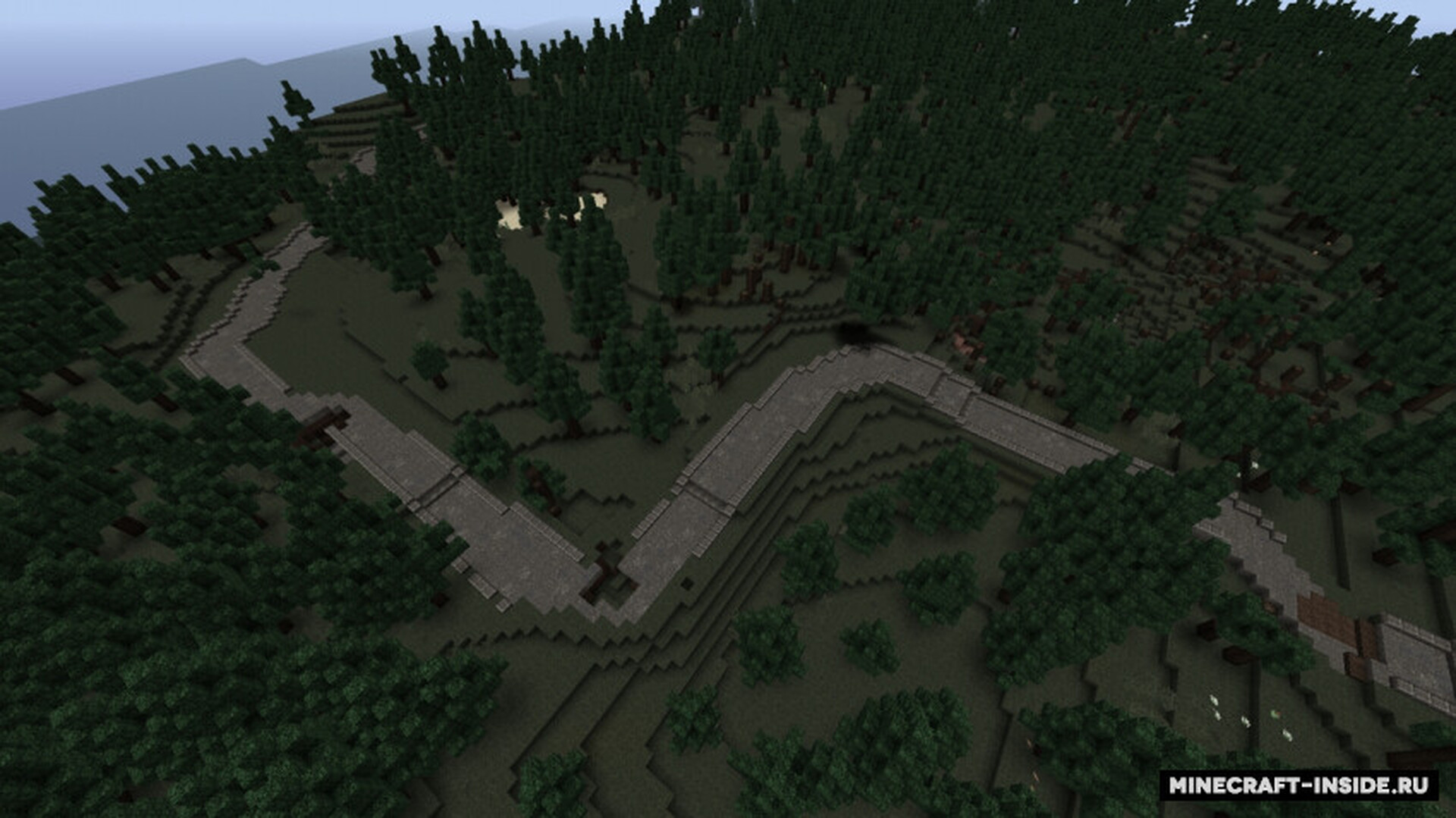 Map with trenches 1.12.2 Карта окопов Minecraft Map