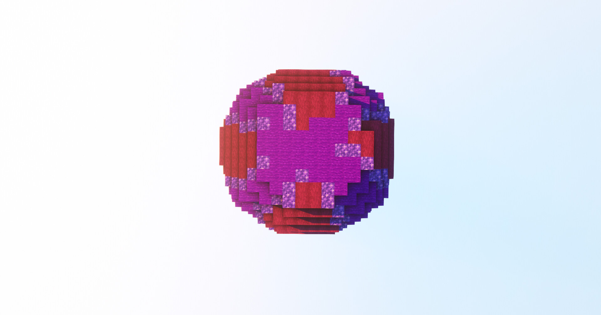 Toad's House on a balloon! (purple-red version) Minecraft Map