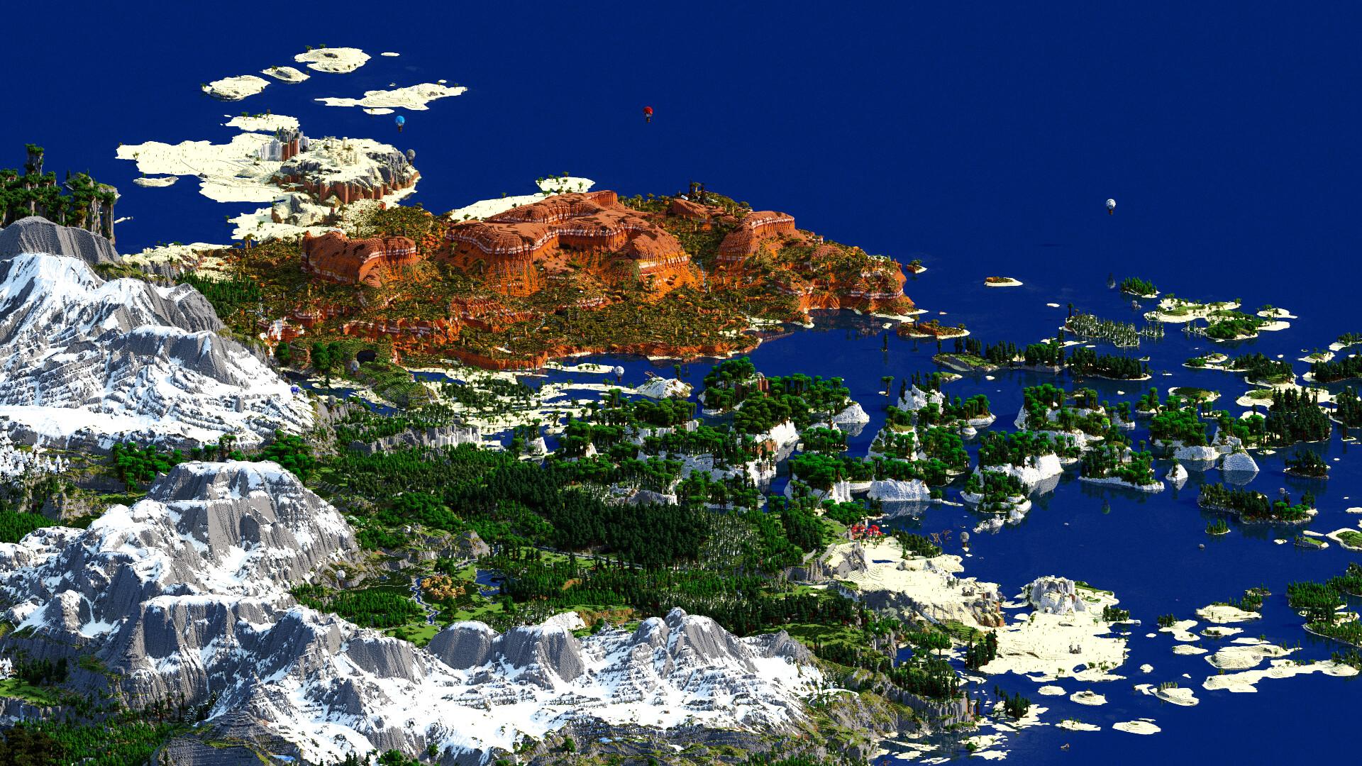 Wullestor - Archipelago World (Download, Minecraft Survival World, 4k ...