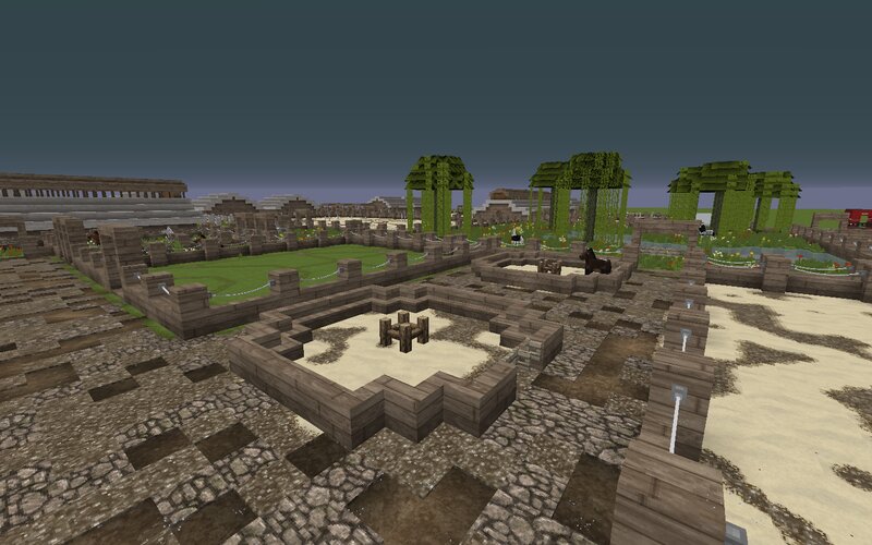 Modded horse stable Minecraft Map