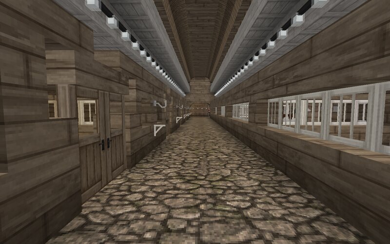 Modded horse stable Minecraft Map