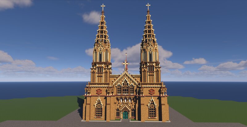 Gothic cathedral Minecraft Map