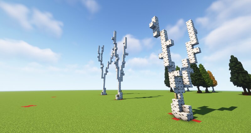 Split-Tree Pack 3x3 Minecraft Map