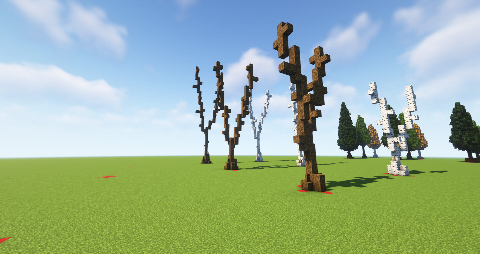 Split-Tree Pack 3x3 Minecraft Map