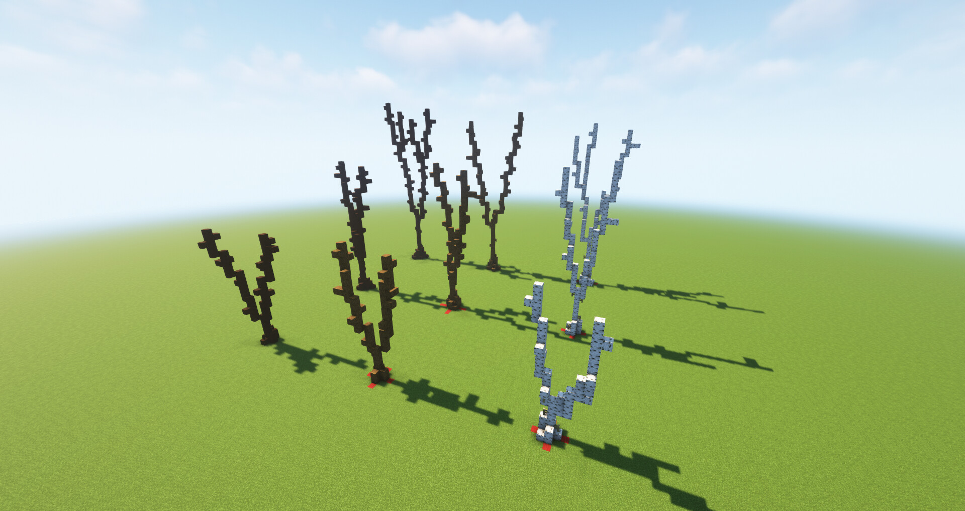 Split-Tree Pack 3x3 Minecraft Map