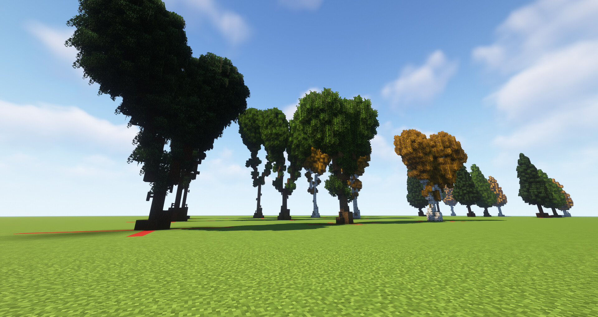 Split-Tree Pack 3x3 Minecraft Map