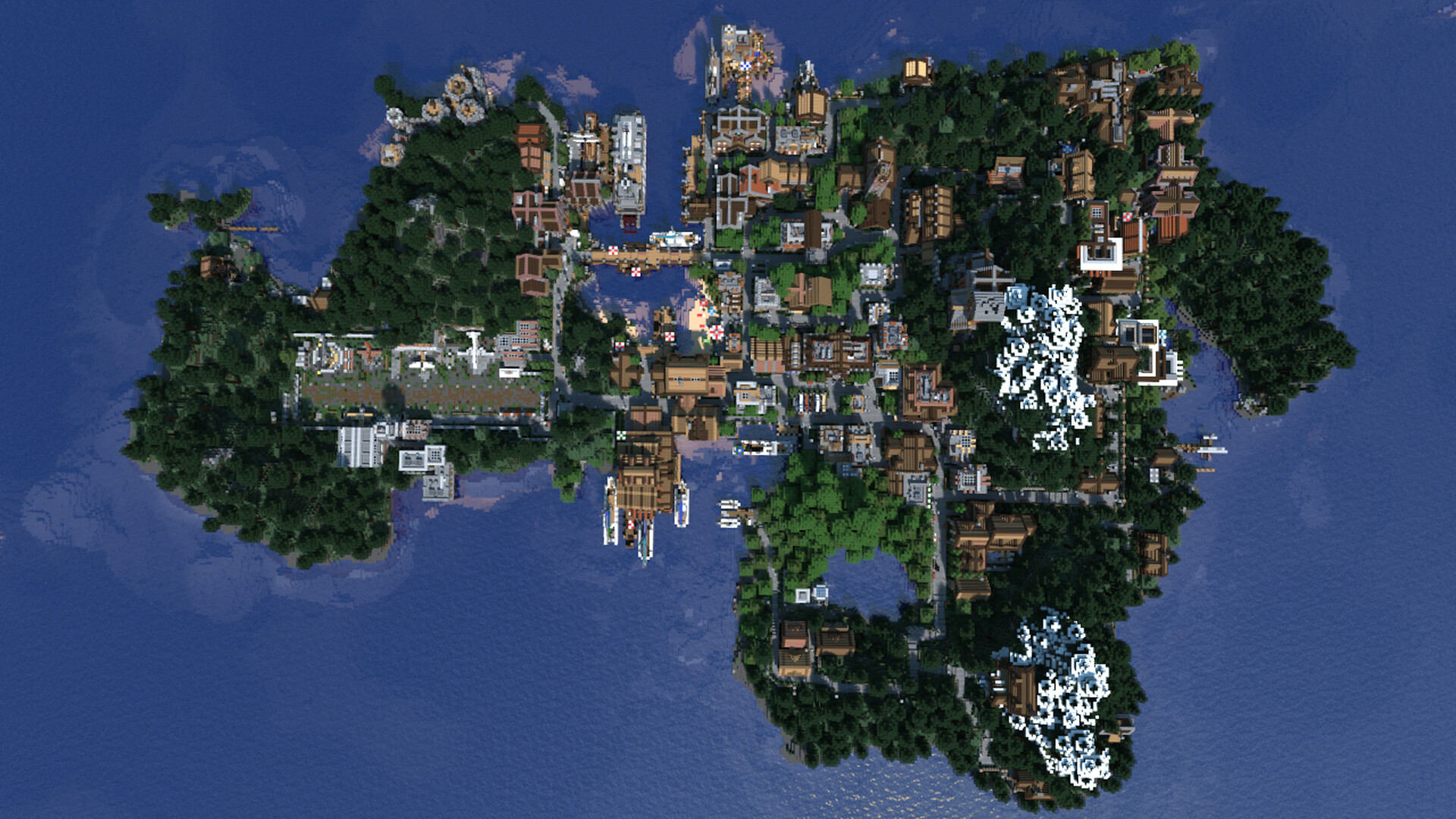 Brork Island, Brototype Island V2 Minecraft Map