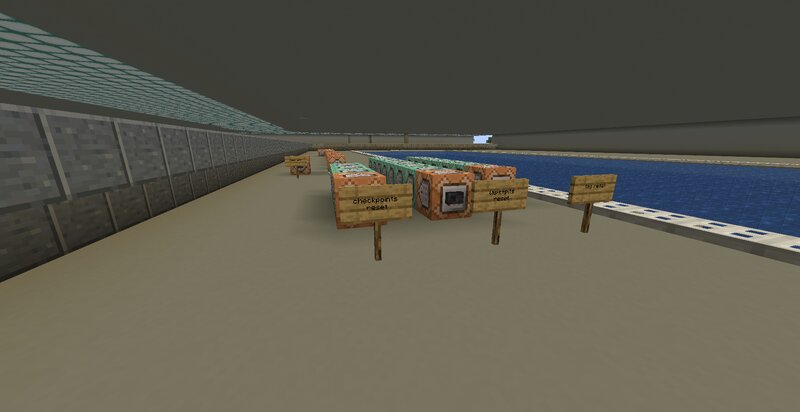 E-Company | Ice Boat Racing Track Minecraft Map