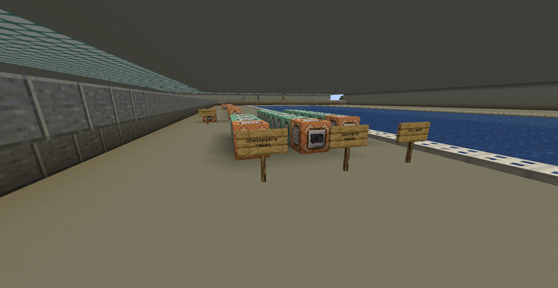 E-Company | Ice Boat Racing Track Minecraft Map