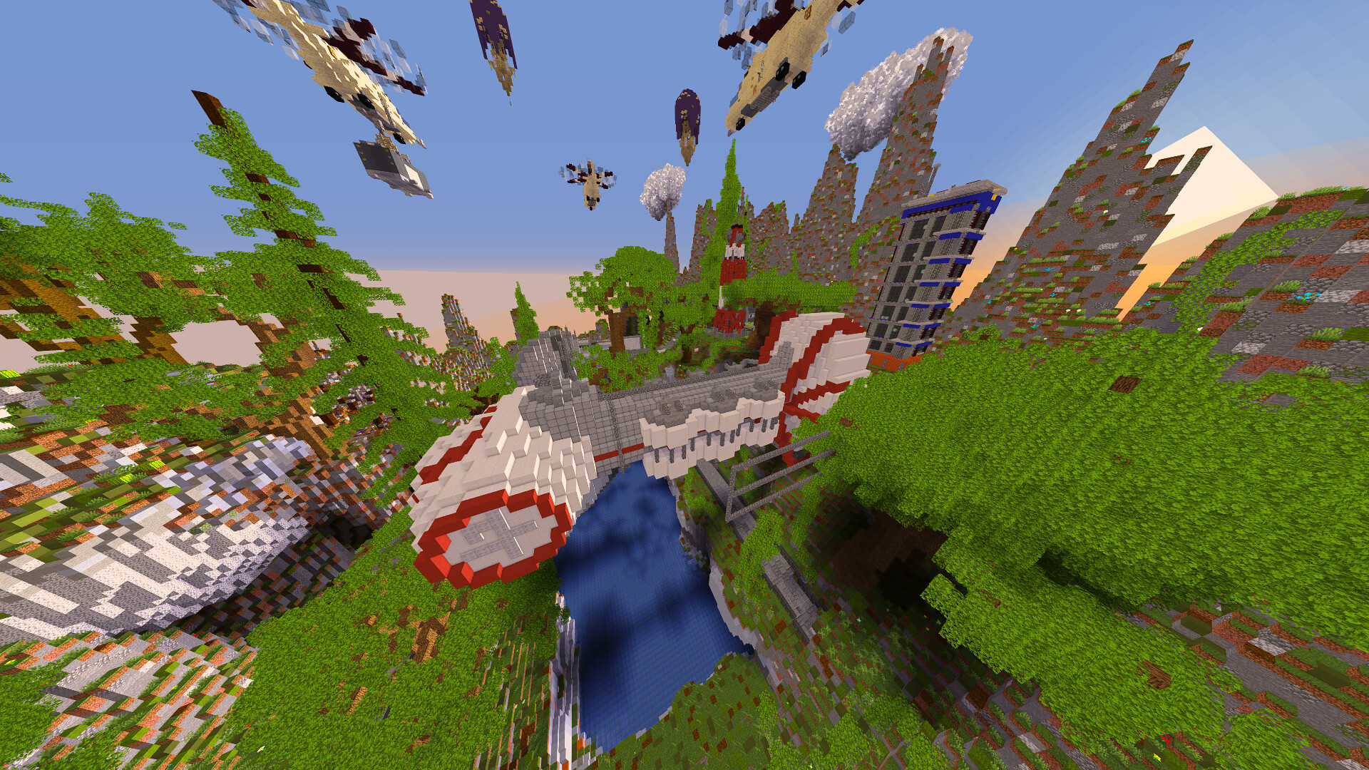 🏭MODERN LOBBY Minecraft Map