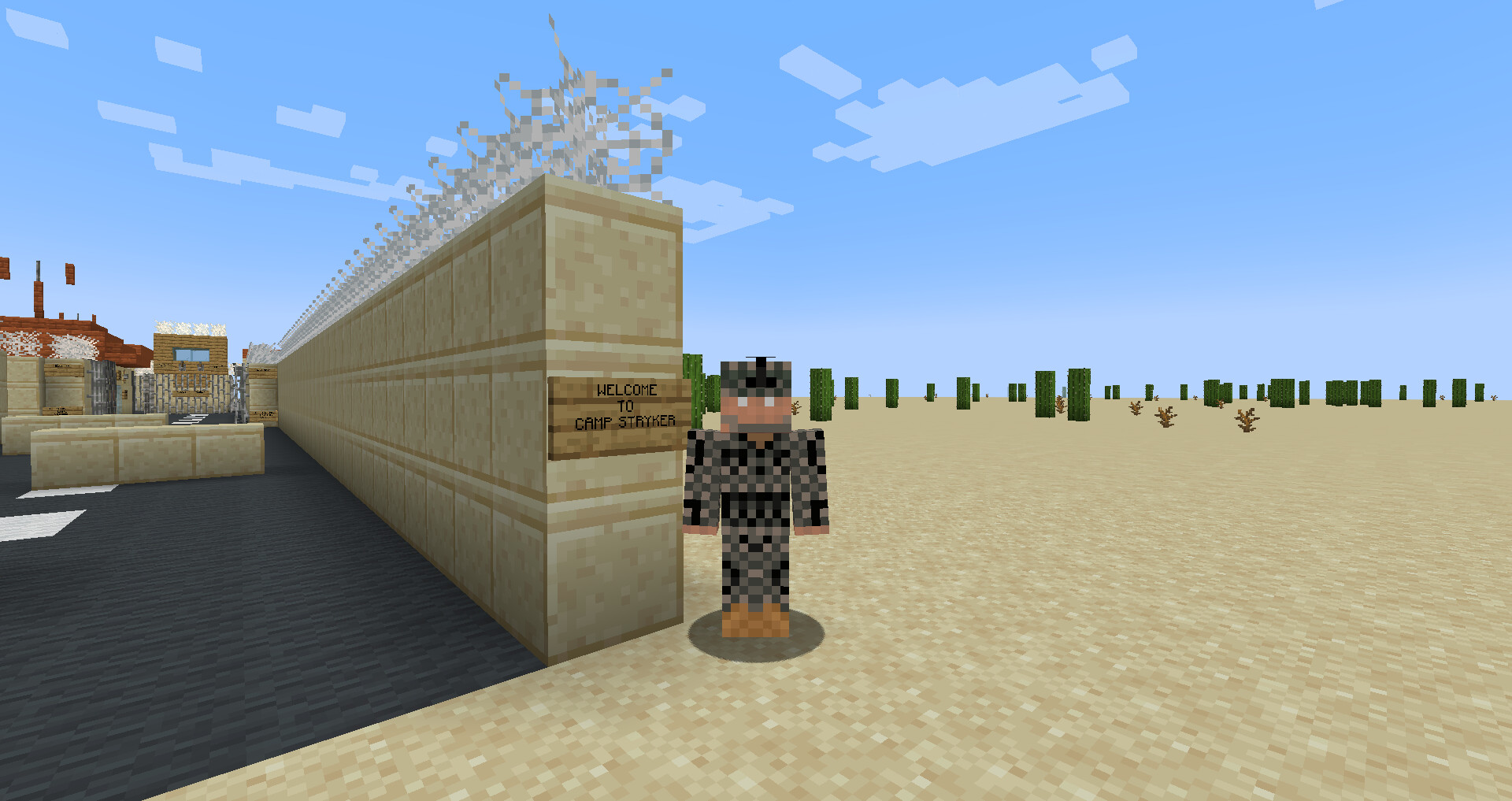 Camp Stryker Entry Control Point Minecraft Map