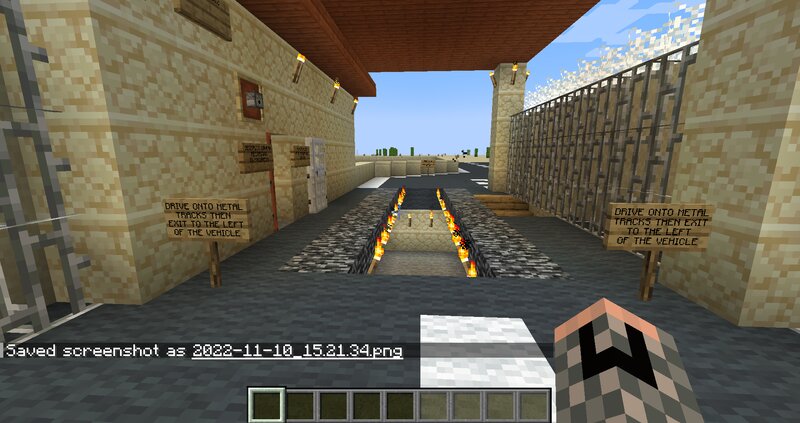 Camp Stryker Entry Control Point Minecraft Map
