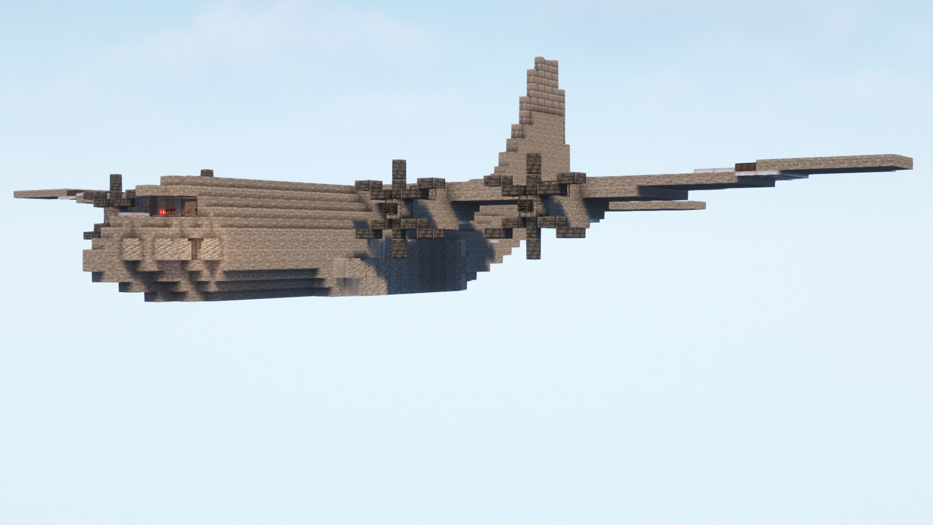 Lockheed Martin C-130J Super Hercules Minecraft Map