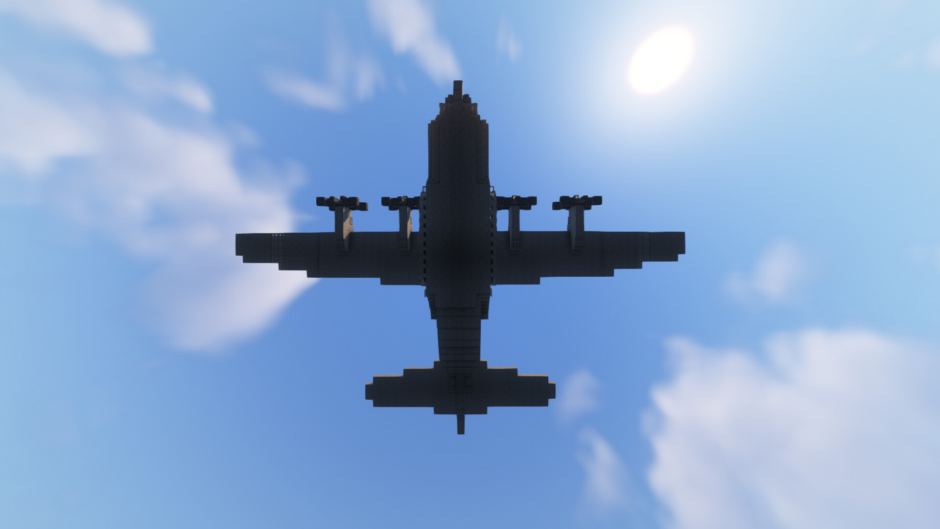 Lockheed Martin C-130J Super Hercules Minecraft Map