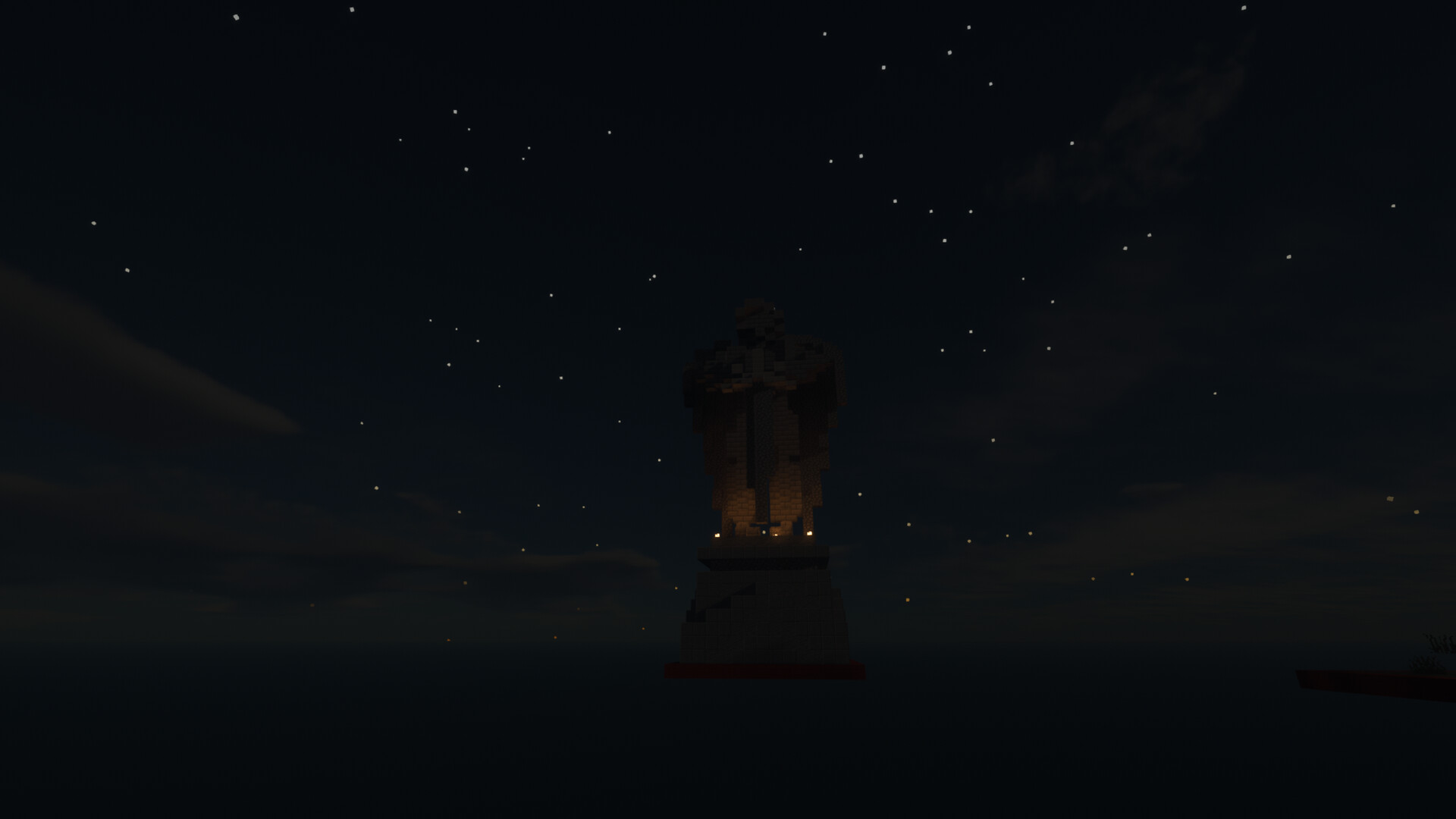 Guardian angel statue Minecraft Map