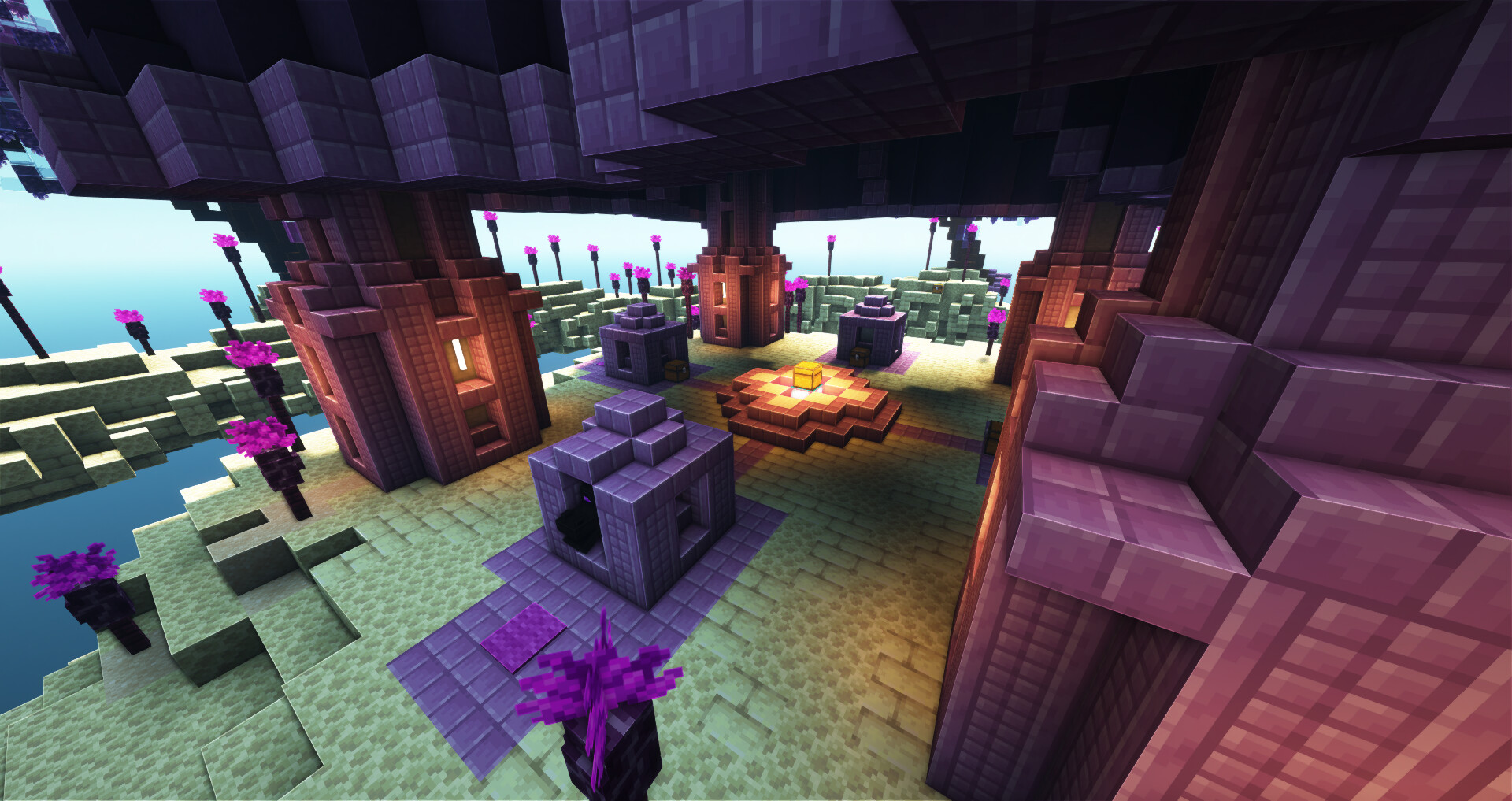 [SKYWARS] end map 4 players /map&schematic Minecraft Map