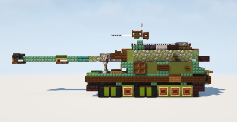 1.5:1 Scale 2S19 Msta-S Self-Propelled Howitzer Minecraft Map