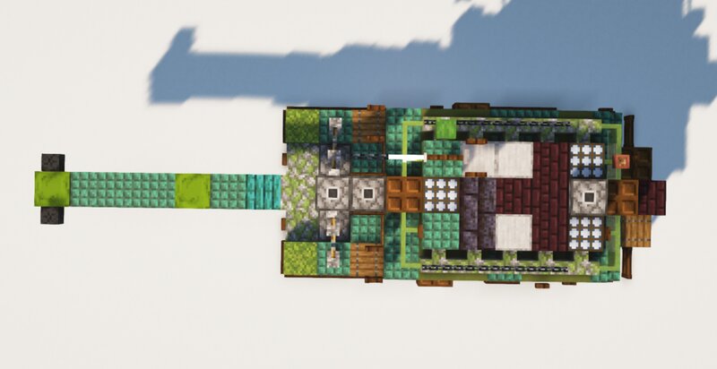 1.5:1 Scale 2S19 Msta-S Self-Propelled Howitzer Minecraft Map