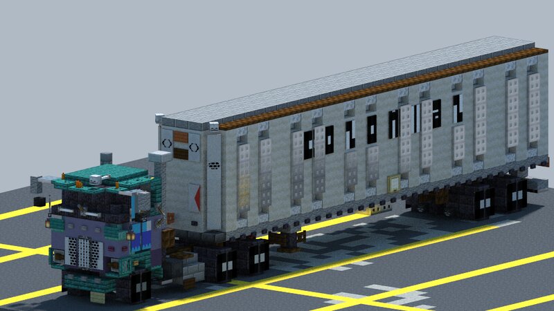 Mack F700, Colonial Motor Freight [With Download] Minecraft Map