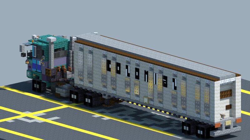 Mack F700, Colonial Motor Freight [With Download] Minecraft Map