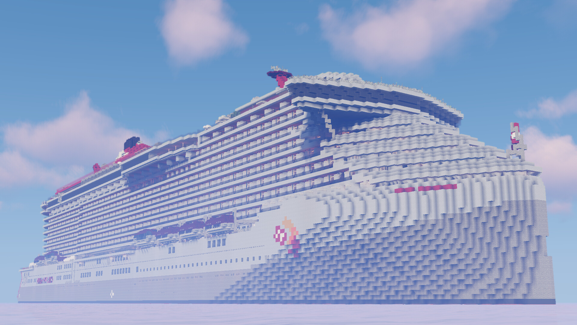 Scarlet Lady (EXTERIOR only) Minecraft Map