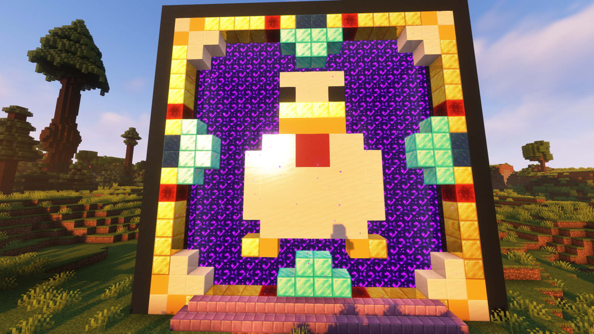 Chicken Block Schematic Minecraft Map