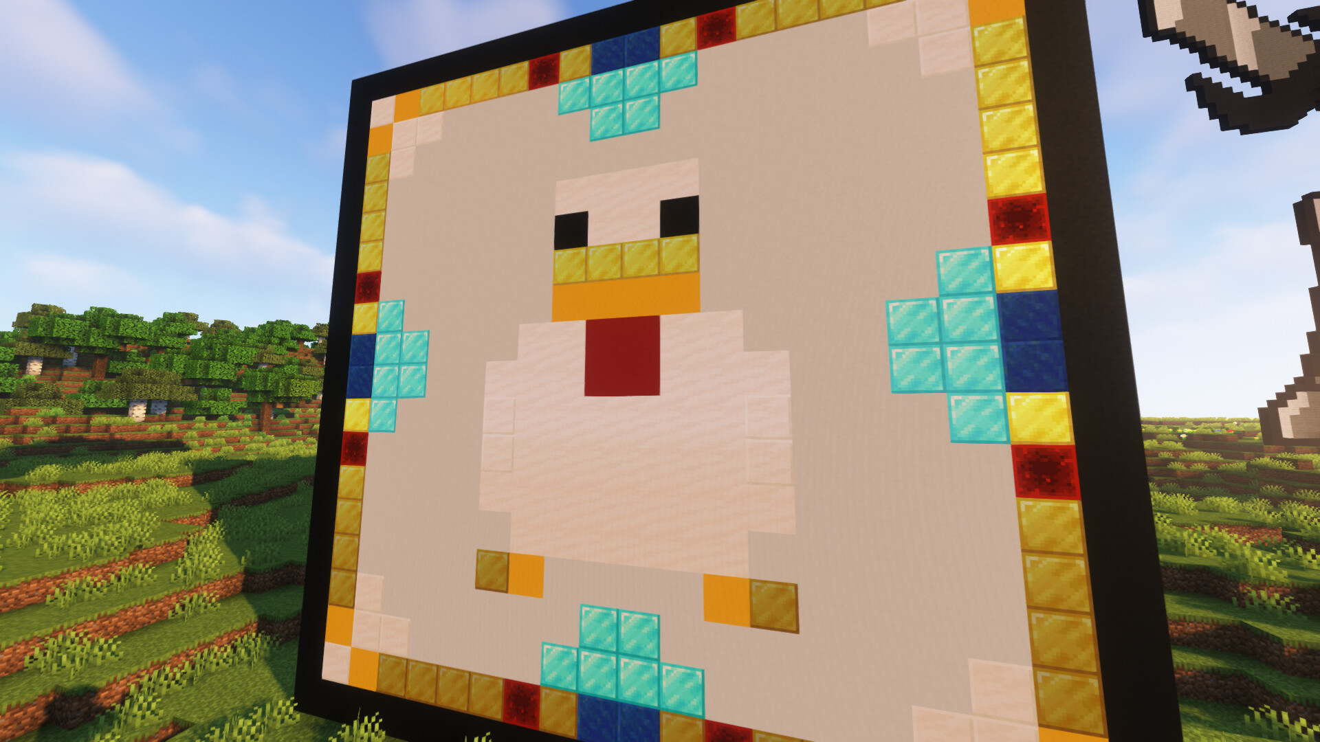 Chicken Block Schematic Minecraft Map