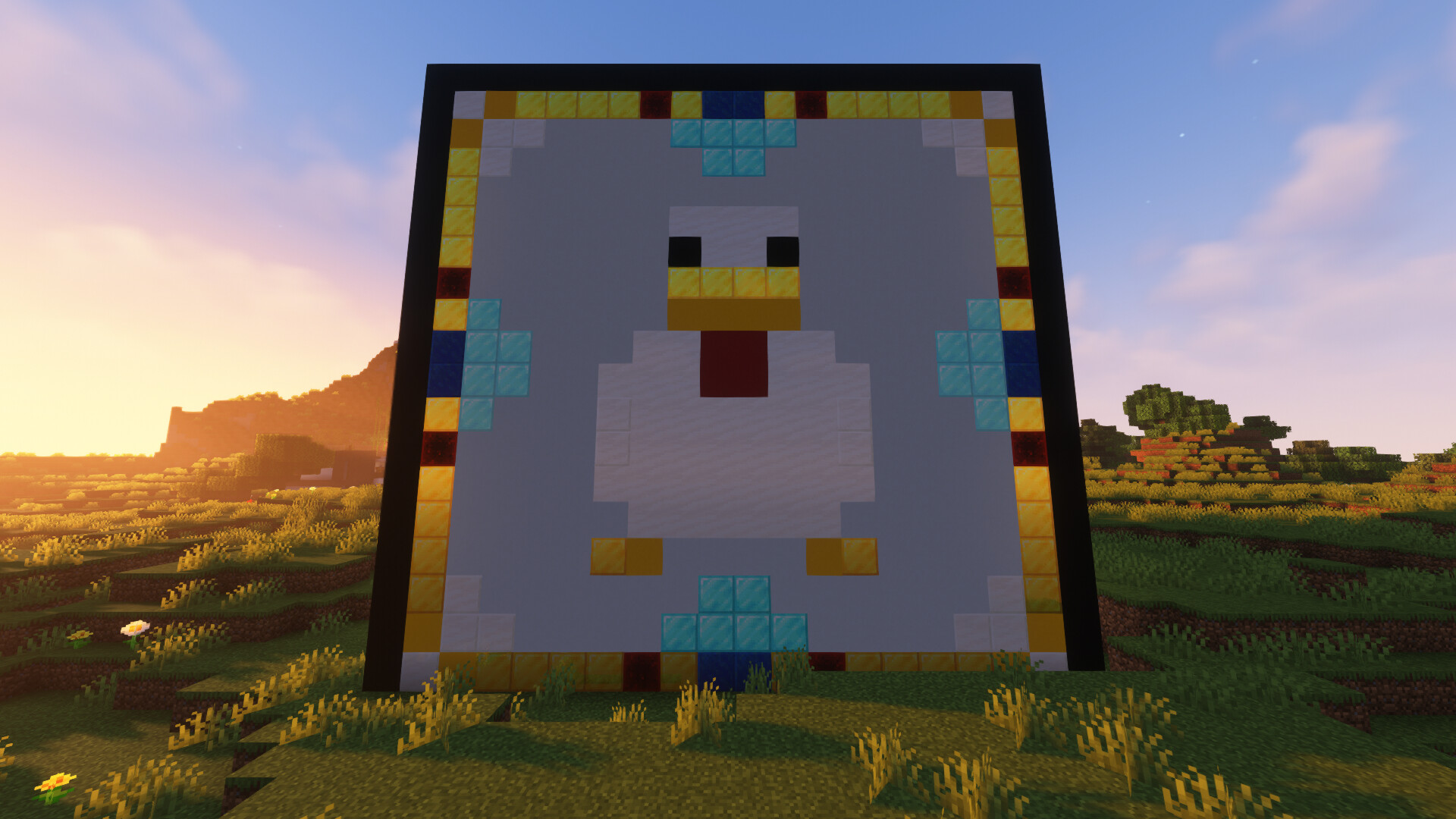 Chicken Block Schematic Minecraft Map