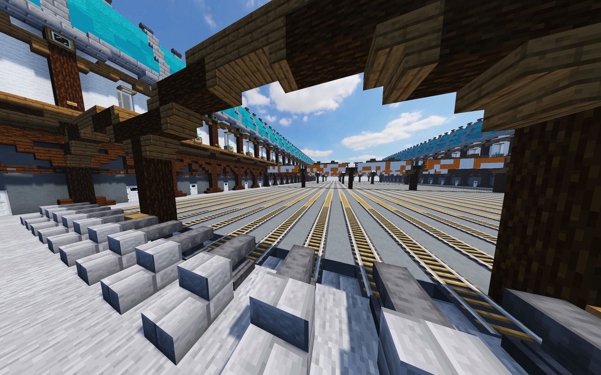 Minigame - Minecart Racing [Playable] Minecraft Map