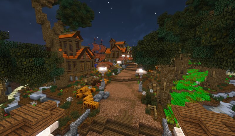🎃 Magic Village Halloween Edition ⛅ Minecraft Map