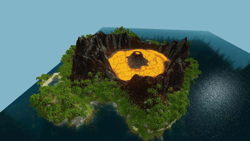 volcanic island (640x) Minecraft Map