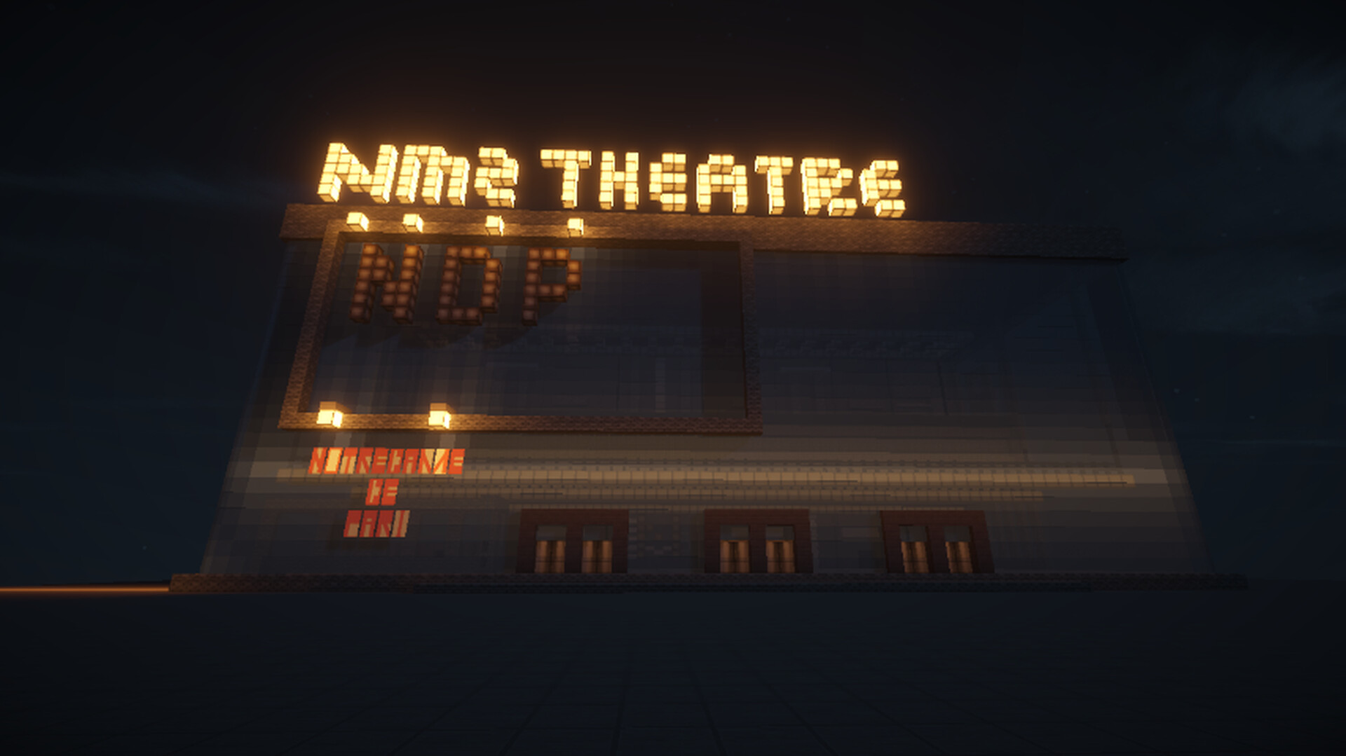 NMS THEATRE - Musical theatre Minecraft Map