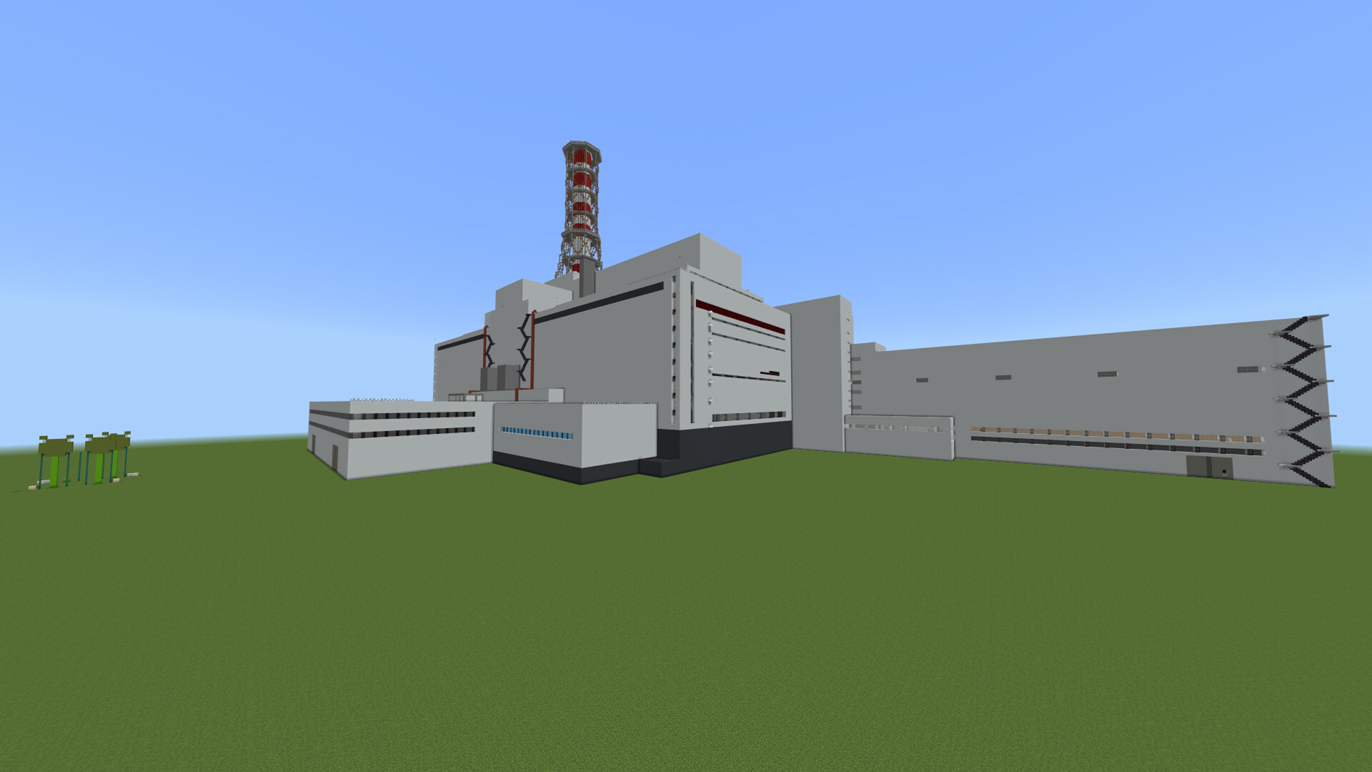 My creation of Chernobyl Power Plant update update April 26th Minecraft Map