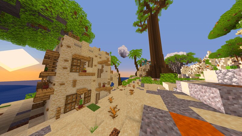 🌴TROPICAL ISLAND LOBBY Minecraft Map